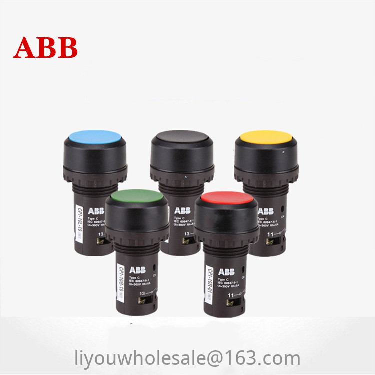 Abb สวิตช์ปุ่มกดแบน CP1-10G-10R-10Y-10B-10-01-11 ชุดถอดตัวเองแบบประหยัดขนาดกะทัดรัด | Shopee ...