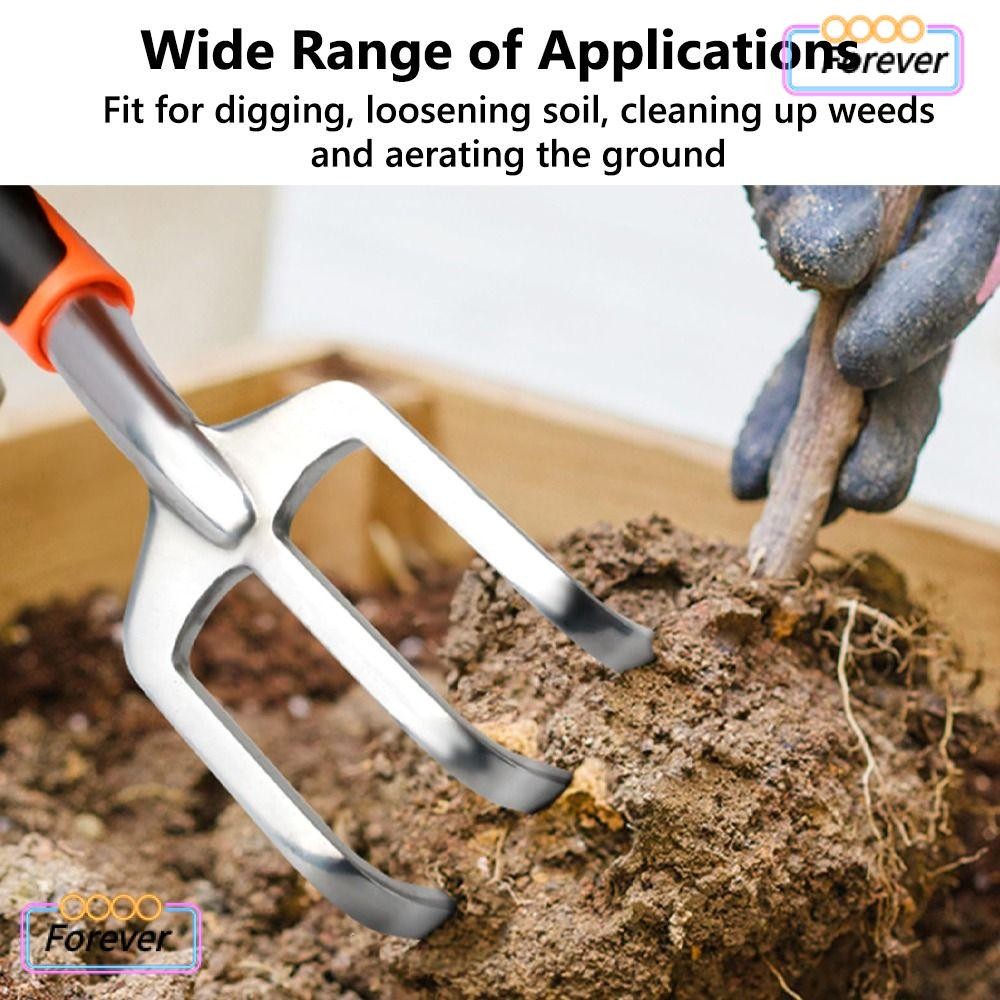 Forever Hand Rake สวนเครื่องมือ, Heavy Duty Gardening Hand Cultivators ...
