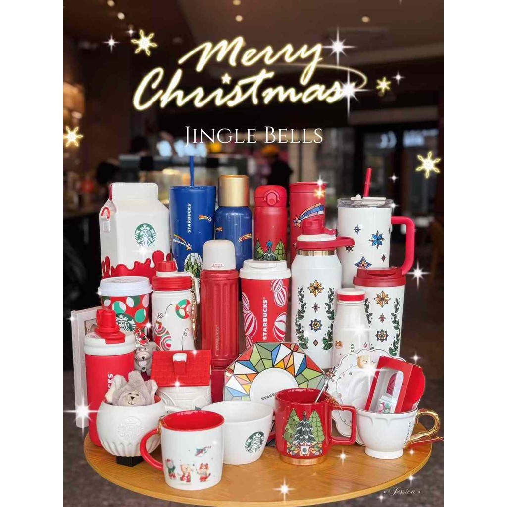 Starbucks Cup สินค้าใหม่คริสต์มาสของขวัญคู่จำนวนจำกัด Mark Desktop ...