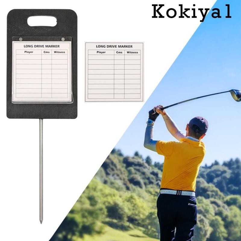 [Kokiya1] Golf Scoreboard Golfer Gift สะดวก Scorekeeper กระดานเขียนแบบ ...