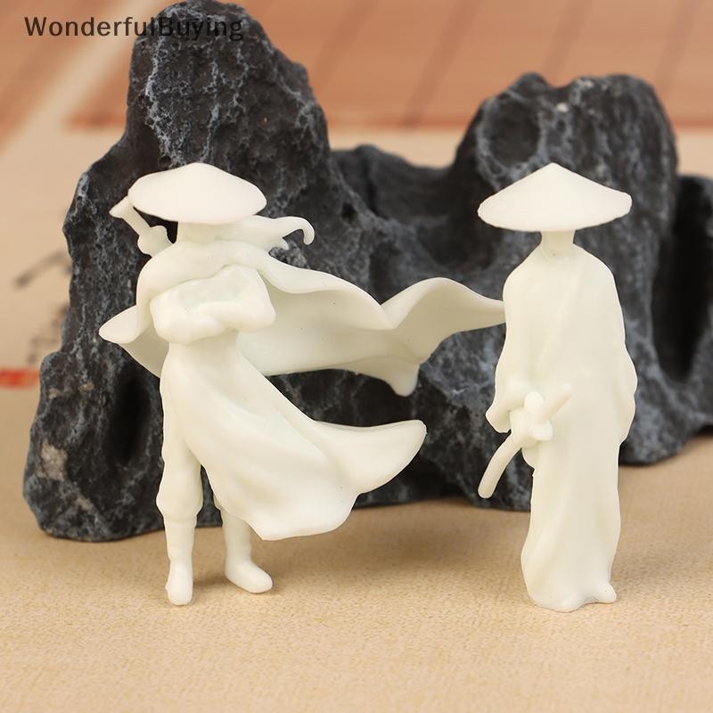 Wbth 1PC Fairy Garden Miniatures Cool จีน Kung Fu sman รูปทรายตารางรูป ...