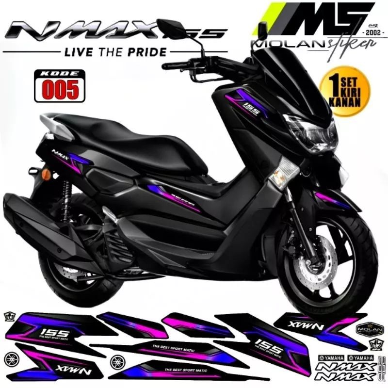 Old Nmax 155 Variation Striping Sticker Decal / Nmax 155 Old Nmax 2015 ...