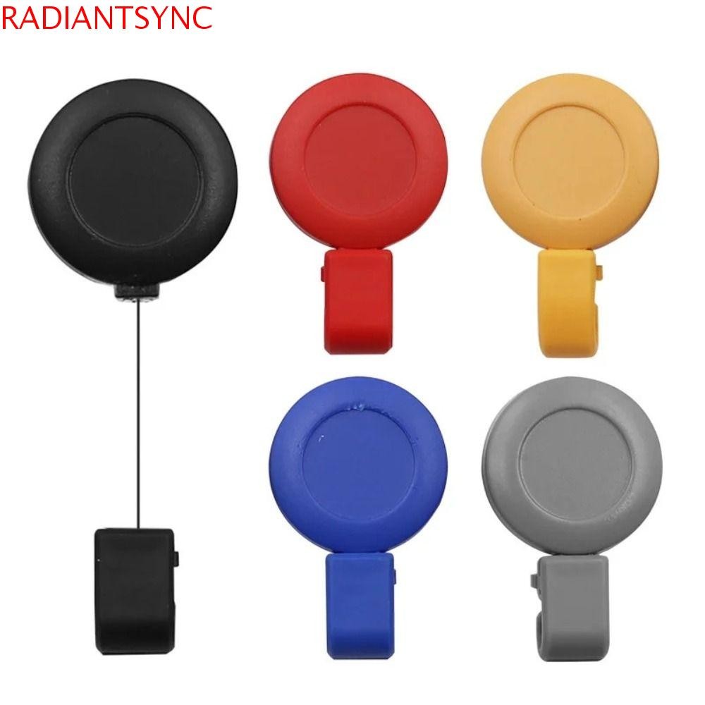 Radiantsync ID Card Holder, Frosted Anti-Lost Retractable Badge Reel, Work Card Name Tag พลาสติก ...
