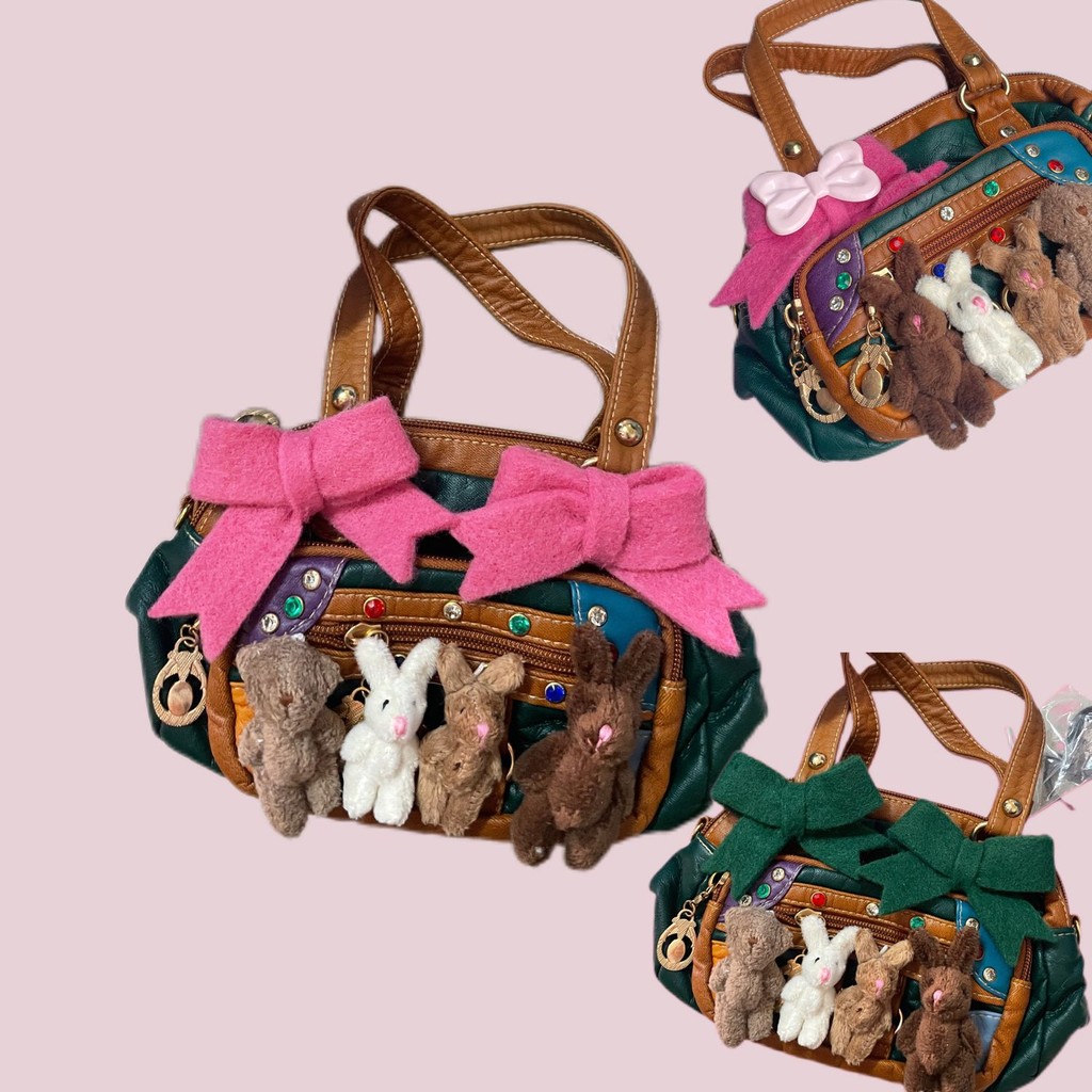 กระเป๋าสะพายเดี่ยว Original Vintage Bag Niche Cute Bunny Y2k Spice ...