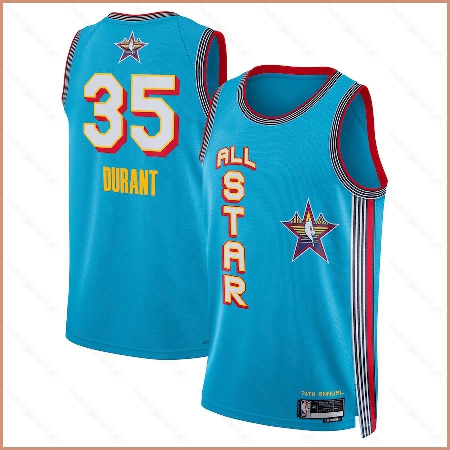 Hq2 2025 NBA All-Star 2025 Swingman Jersey Light Blue-Kevin Durant ...