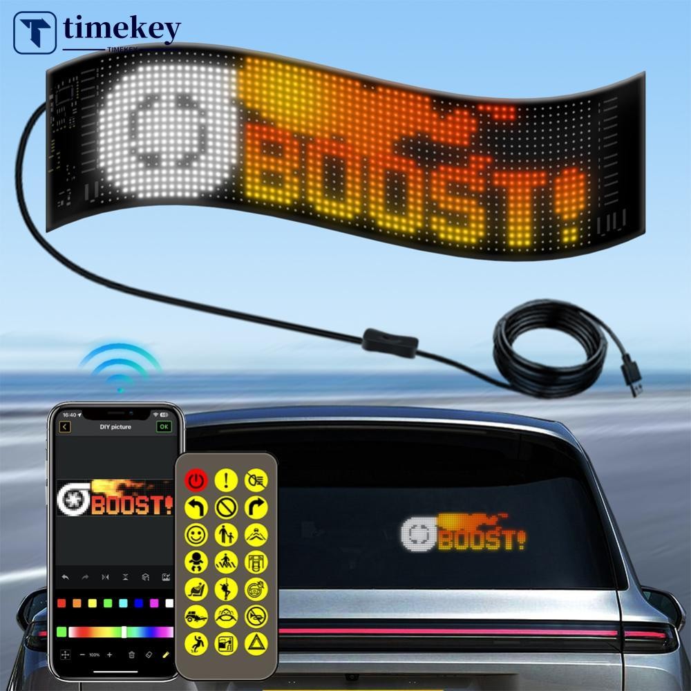 TME Rgb รถ LED Matrix Pixel แผง DIY LIghting Graffiti Scrolling ข้อความ ...