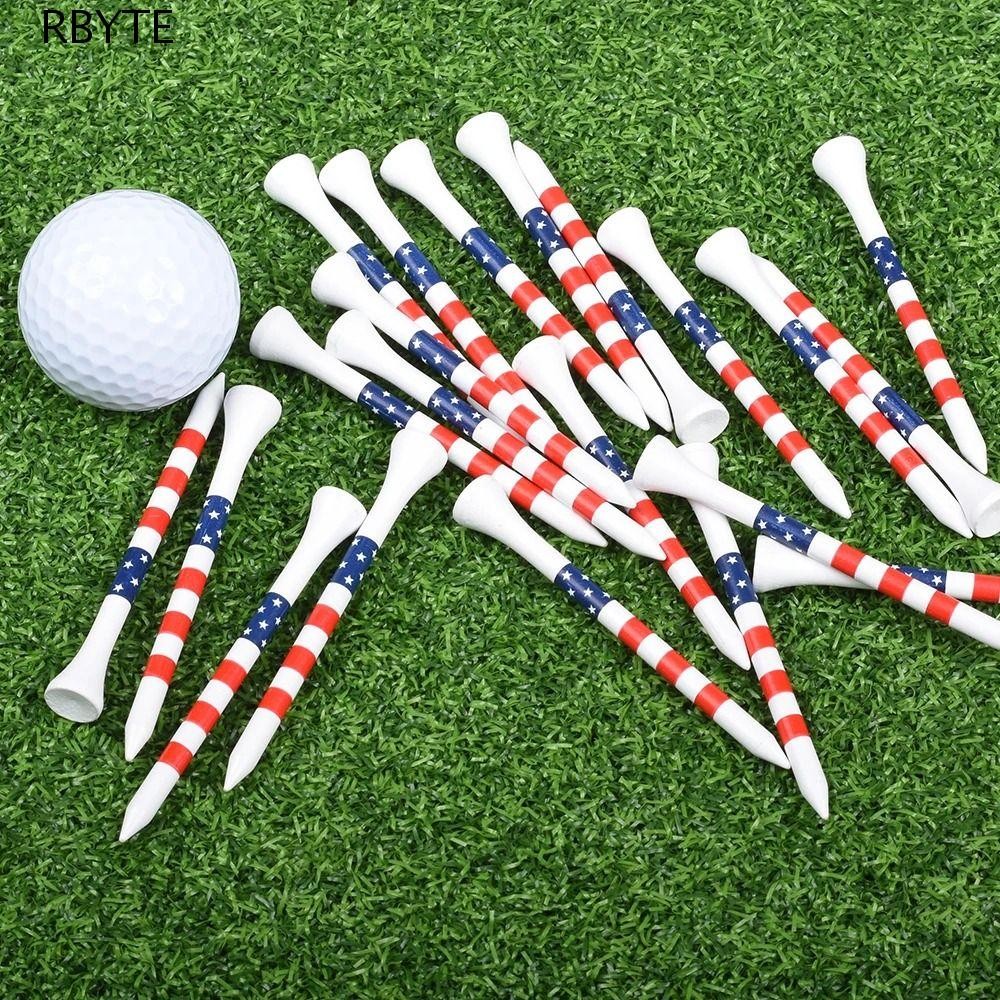 RBYTE 10 ชิ้น Tees กอล์ฟ, 70 มม./83 มม.แถบสีผู้ถือลูกกอล์ฟ, Stable ลดแรงเสียดทาน Professional ...
