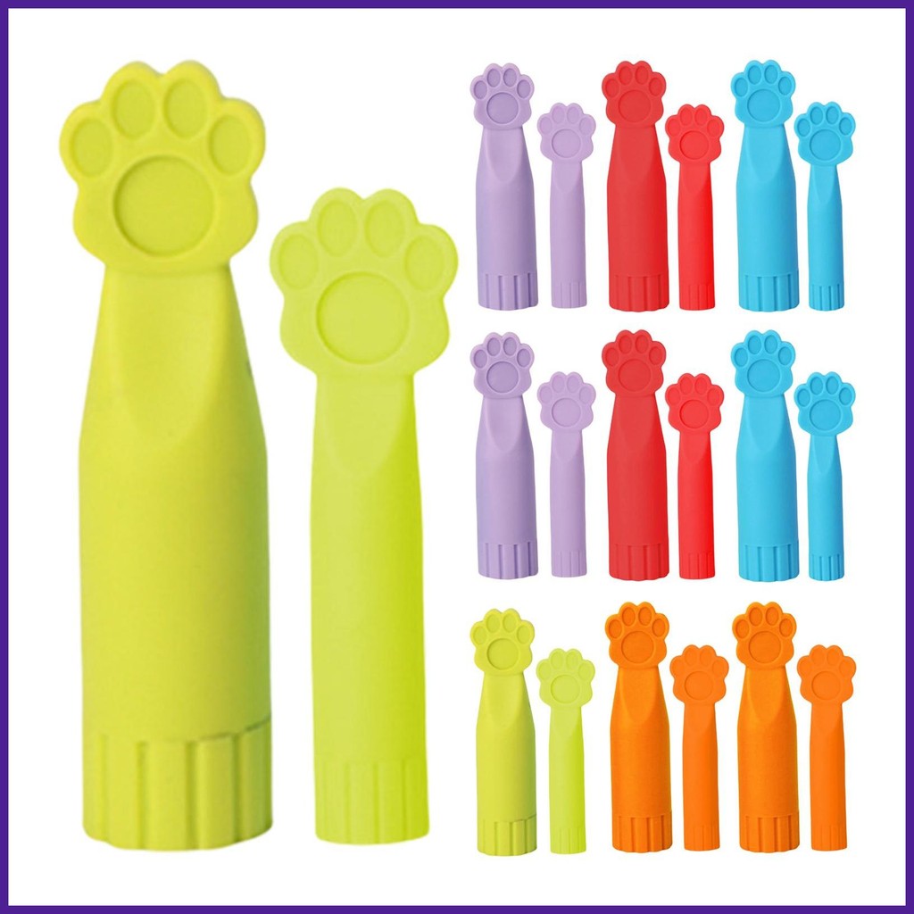 เข็มถัก Point Protectors Safe Needle Caps Soft Tip Needle Point ...