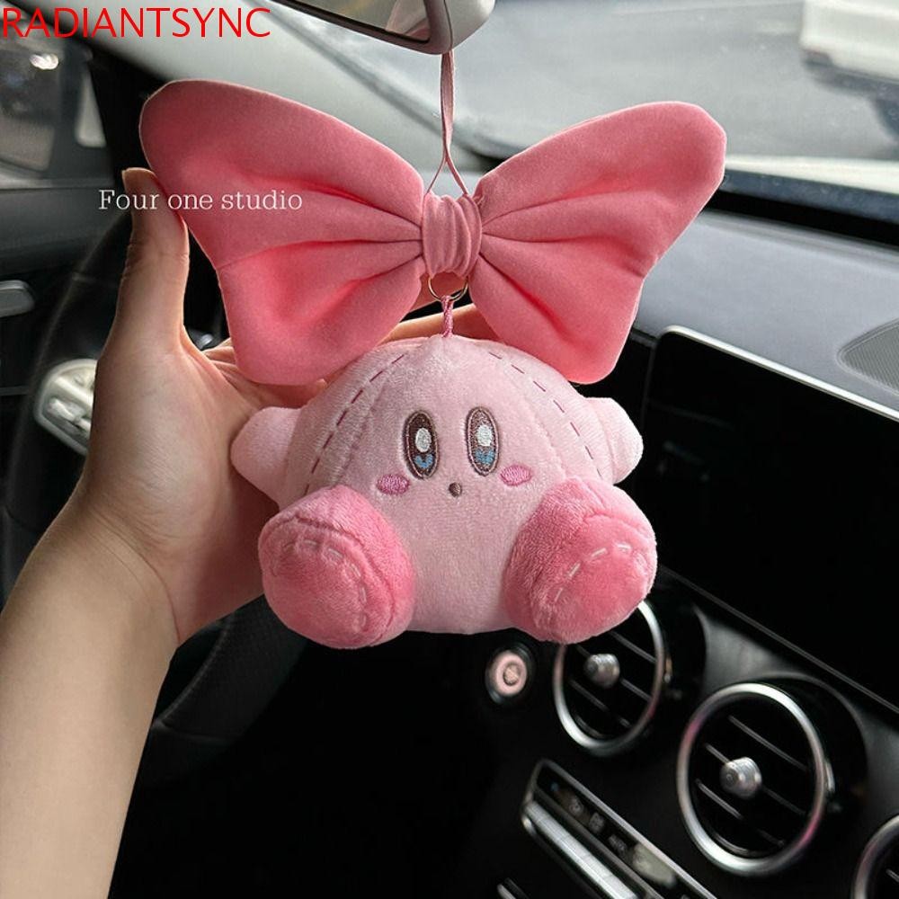 Radiantsync Star Kirby จี้, Star Kirby Pink Bow Kirby Plush พวงกุญแจ, จี้กระเป๋าเป้สะพายหลัง ...