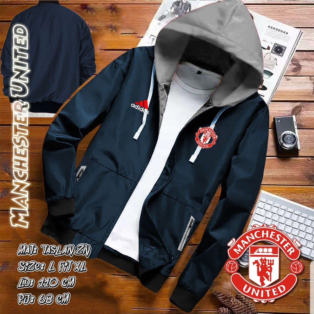 ใหม่ล่าสุด MANCHESTER UNITED PARASUT HODDIE JACKET / MU RETURNABLE ...