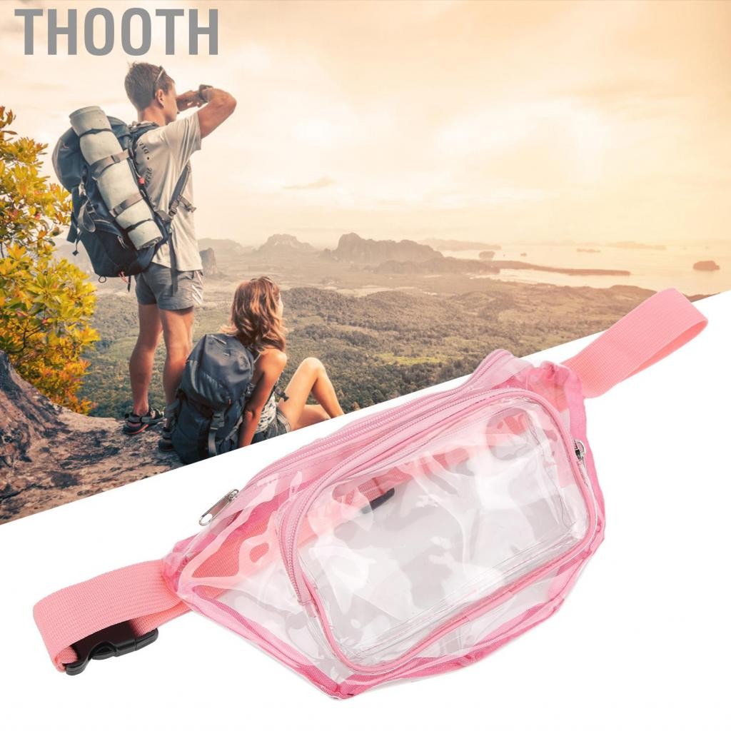 Thooth กระเป๋าคาดเอวใส กระเป๋าคาดเอวใส กันน้ำ ทนทานสำหรับการช็อปปิ้ง ...