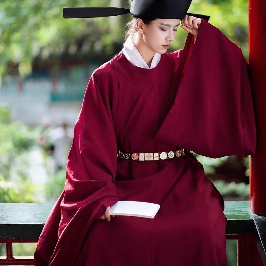Cos Tang Song-Made Hanfu รอบคอ Robe ผู้ชายผู้หญิง Original Pure Plain ...