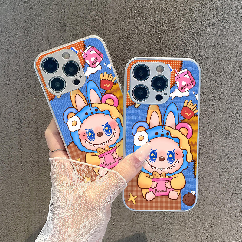 สําหรับกรณี iPhone IPX IPXSMAX IP11IP12IP14 PLUS IP15 IP16PROMAX กรณี TPU กระจกการ์ตูน cool ตัว ...