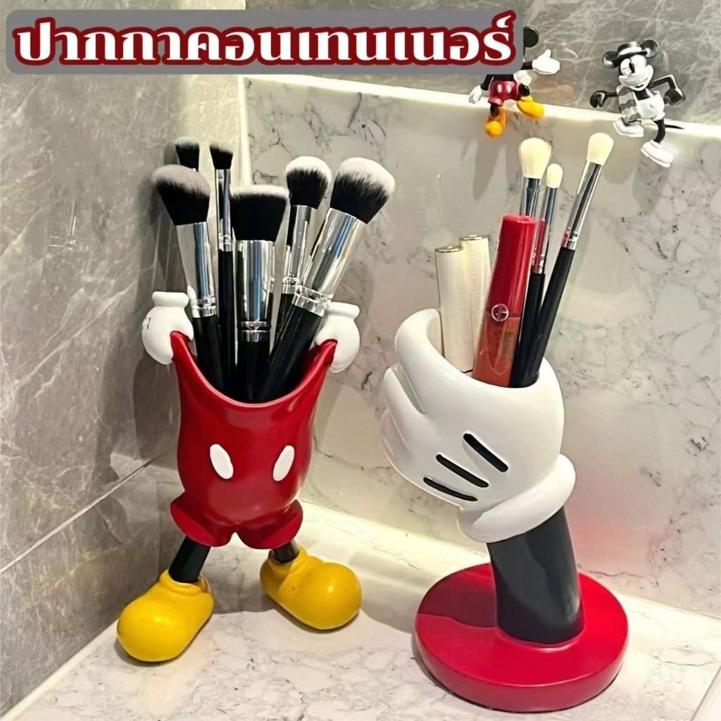 MUKUKU ปากกา คอนเทนเนอร์ คอนโดปากกา เรซินที่ใส่ดินสอ ลายการ์ตูนมิกกี้ ...