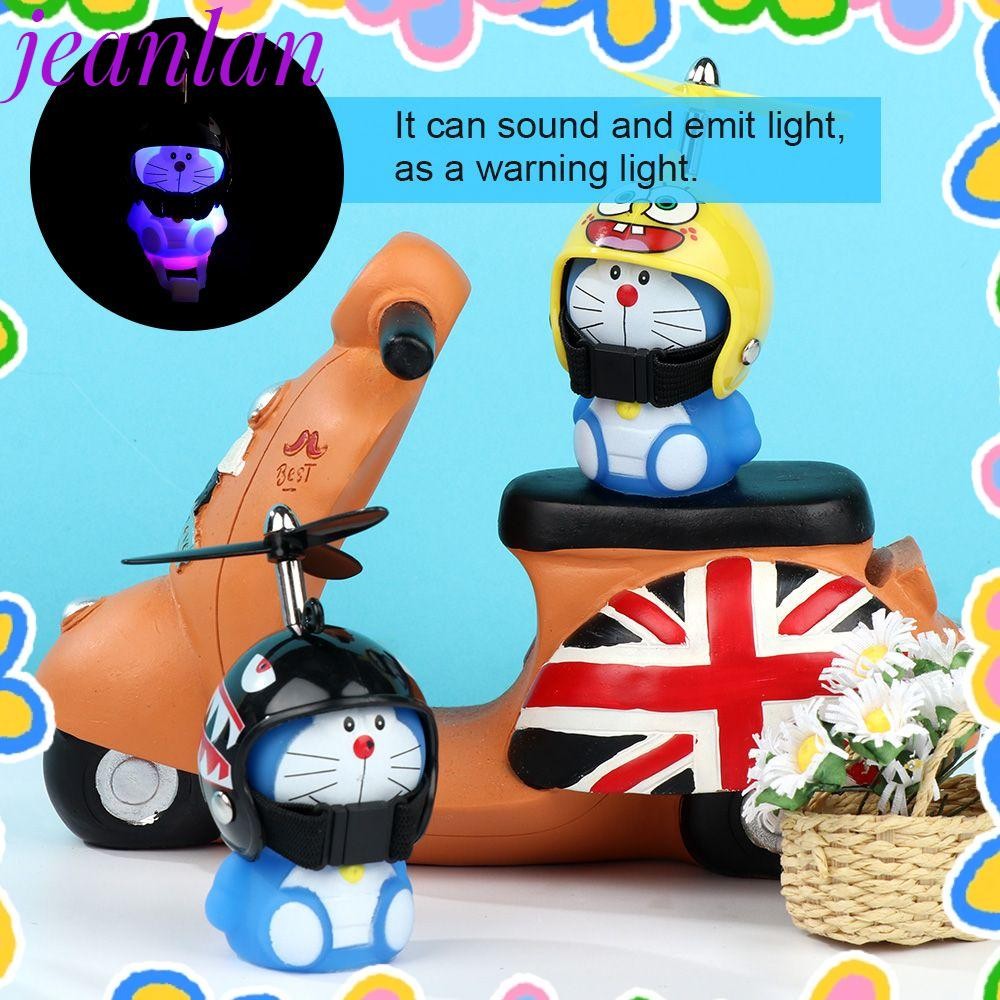 JEANLAN Doraemon Helmet Light Bamboo Raft Motorcycle Duck Light ...