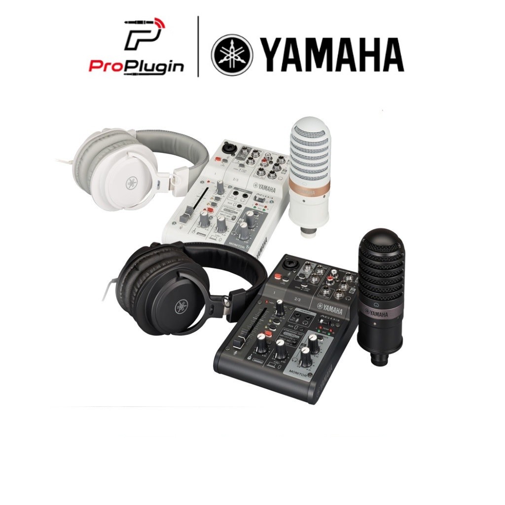 YAMAHA AG03 MKII Live Streaming Pack (Mixer) (Streaming Mixer)ชุดมิกเซอร์ไมค์พร้อมหูฟัง ...