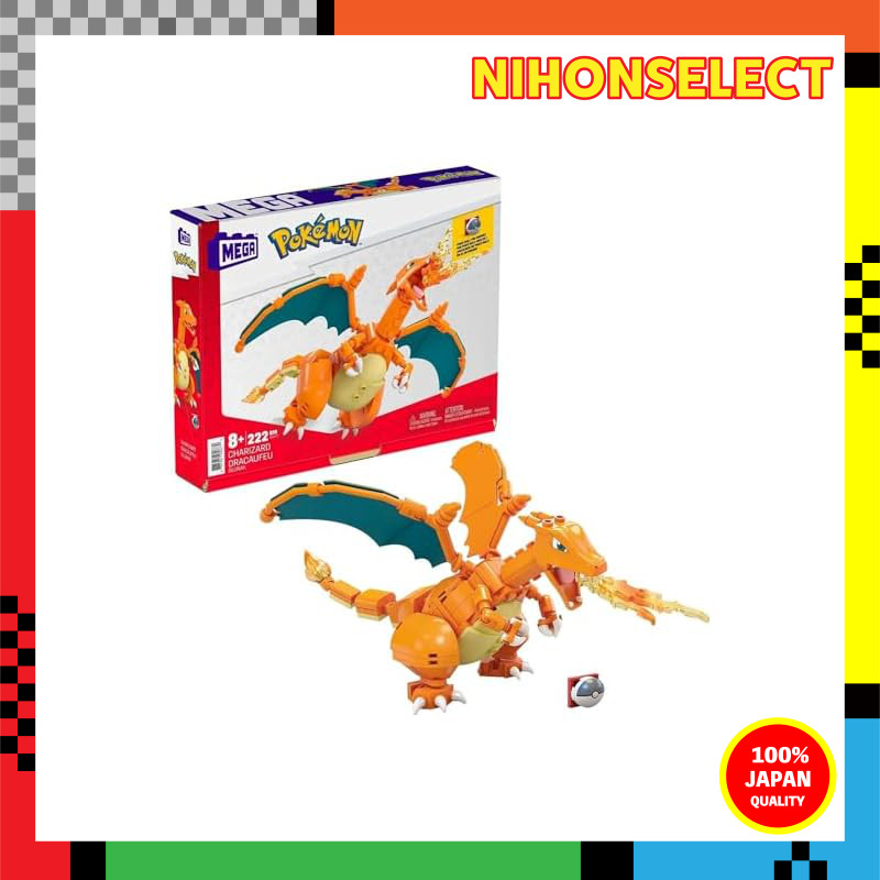 Mega Construx Pokémon Charizard [222 pieces] [Ages 8+] GWY77 | Shopee ...