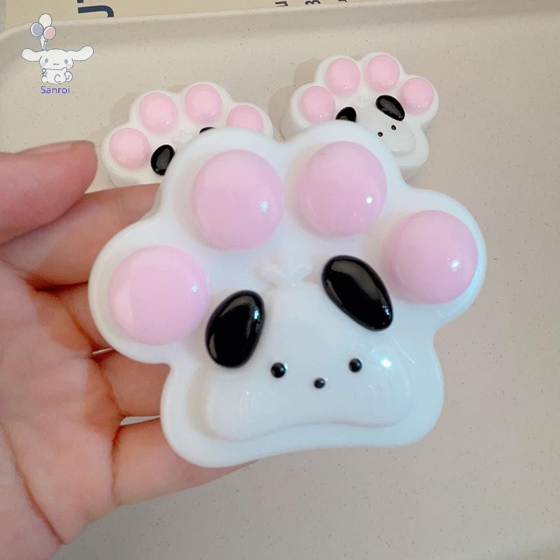 [San] 1 ชิ้น Soft Pacha สุนัข Cat Claw TPR Cat Paws ของเล่นช้า Rebound ...