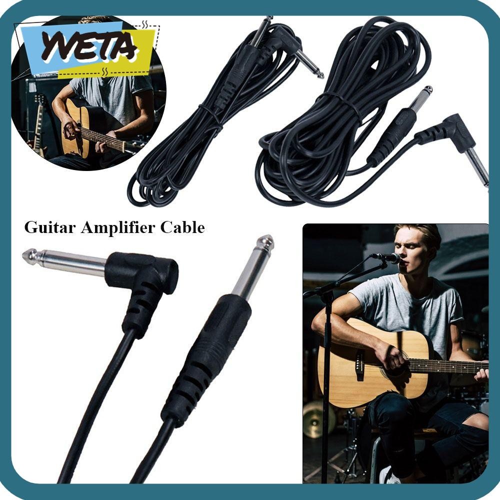 Yveta สายสัญญาณเสียงกีตาร์คอมพิวเตอร์เครื่องขยายเสียง Black Effector ...