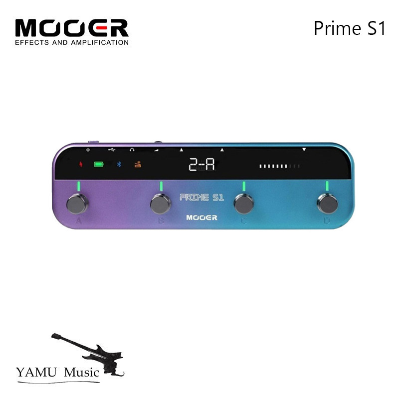 Mooer Prime S1 Multi-Effects โปรเซสเซอร์สเตอริโอกีตาร์ไฟฟ้าเหยียบไร้สาย ...
