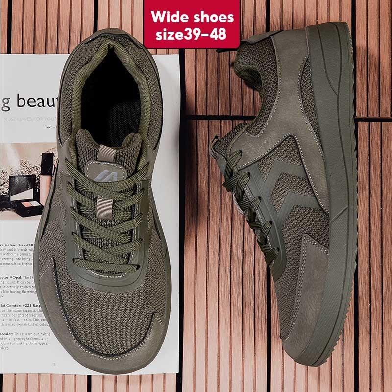 Size39-48 Men Wide shoes plus size Sneaker Wider barefeet shoes Men 46 ...