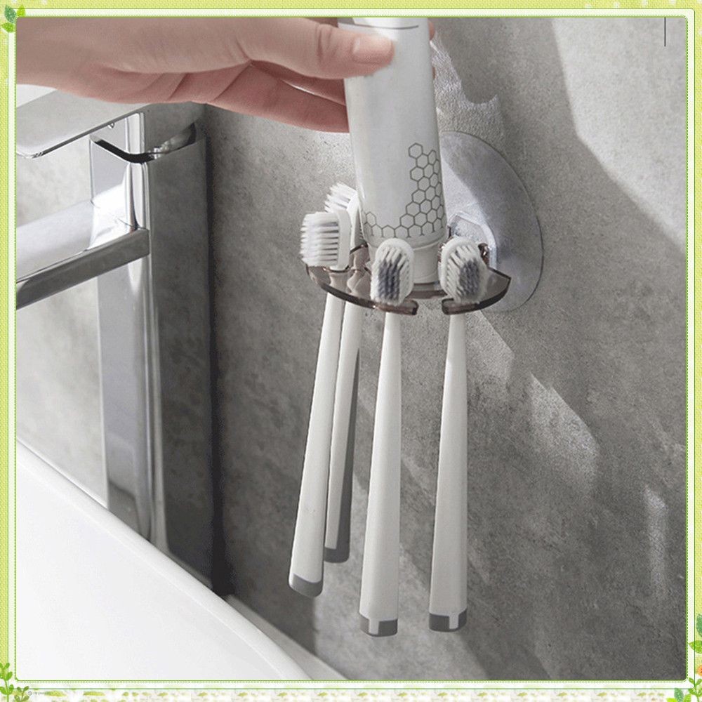 youngtime ชั้นวางแปรงสีฟันกันน้ำประหยัดพื้นที่สำหรับห้องน้ำ อุปกรณ์ห้องน้ำ ยอดนิยม ทนทาน แข็งแรง ...