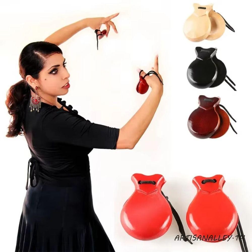 Artisanalley Flamenco Dance Castanets,แบบดั้งเดิม Hand Clapper สเปน ...