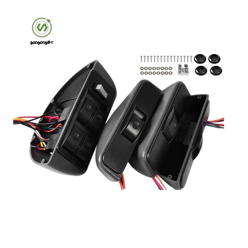 [gangong1kr]12V รถ Universal Crescent Power Window Switch ชุด 4 ประตู ...