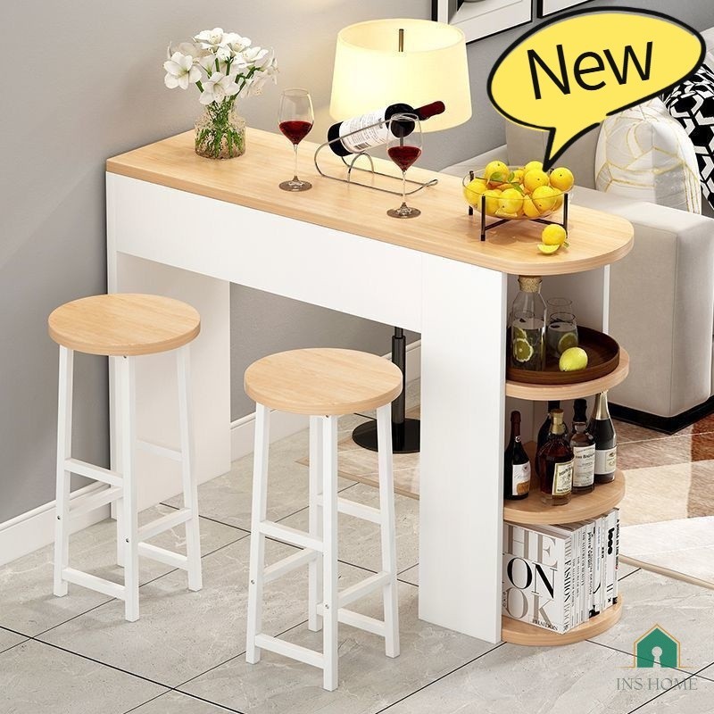 100/120cm Bar Table set Island Table Bar Home Modern Minimalist divider ...