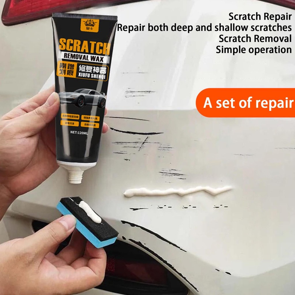 Car Scratch Remover Polish Car Body Compound Scratch Repair Paste พร้อม ...