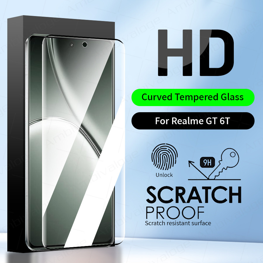 ฟิล์มกระจก แบบเต็มจอ สําหรับ Realme GT 6 6T 10 11 12 13 14 Pro 5G | Shopee Thailand