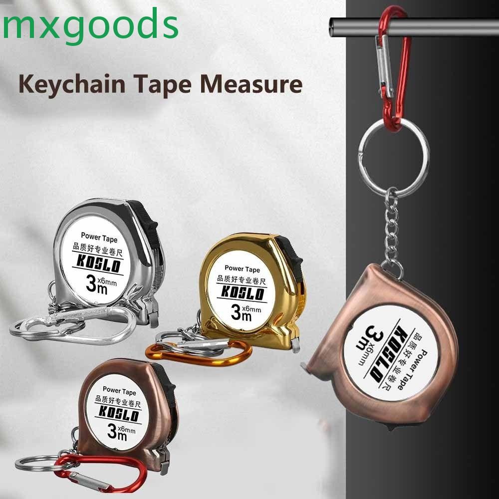 MXGOODS ตลับเมตรพวงกุญแจ,ตลับเมตรละเอียดอ่อนแบบพกพา,กระเป๋า3เมตรกล้องส่องทางไกลมินิหดไม้บรรทัด ...