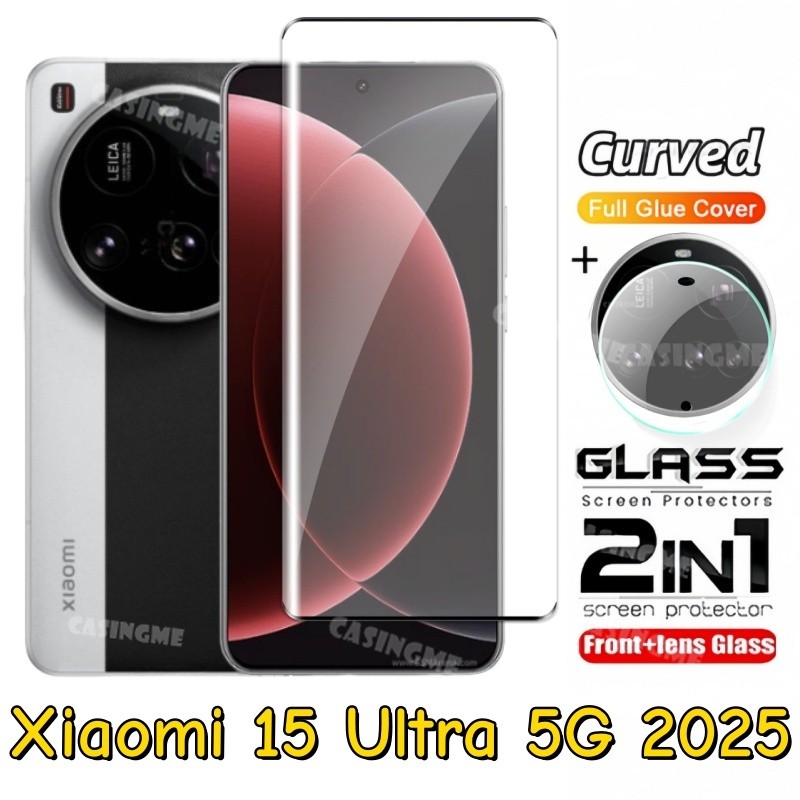 สําหรับ Xiaomi 15 Ultra 5G 2025 ฟิล์ม 2 in 1 ป้องกันหน้าจอสําหรับ Xiaomi 15 15Ultra Xiaomi15 Pro ...