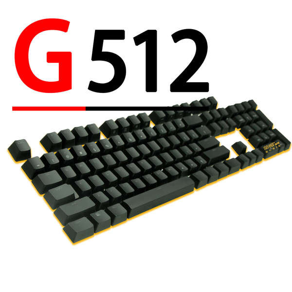 คีย์แคป keycap ยี่ห้อใหม่ 79 ชุด Logitech G512 Keycap โปร่งใสเดี่ยว ...