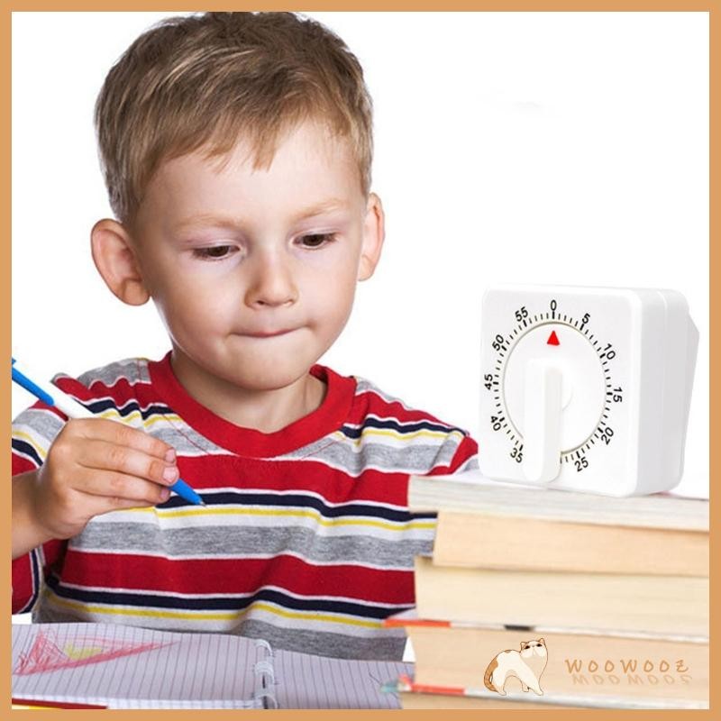 WOW ABS พลาสติก Kitchens Timer Mechanical Operation แบตเตอรี่ที่จําเป็น ...