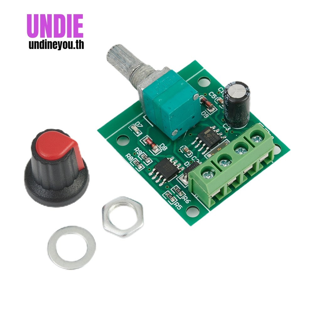 UNDIE⭐มอเตอร์ DC 1.8V 3V 5V 6V 12V PWM ตัวควบคุมความเร็ว Potentiometer ...