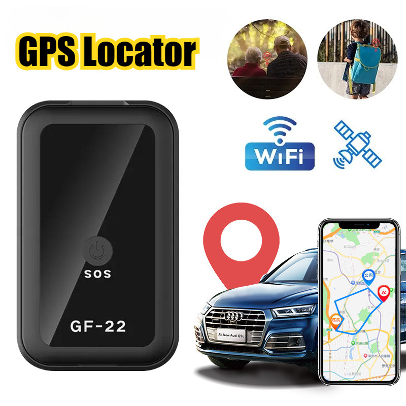GF22 gps ติดตาม จิ๋ว gpsติดรถยนต์ เครือข่ายสากล 4G/5G วิธีการวางตำแหน่ง4แบบ GPS+GNSS+LBS+WIFI ...