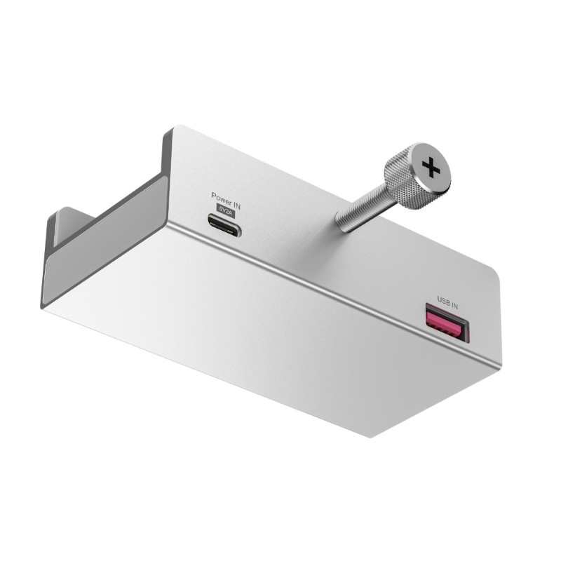 R* 10Gbps USB Hub Snap Fastener อะแดปเตอร์ USB C 4 พอร์ตอลูมิเนียม USB ...