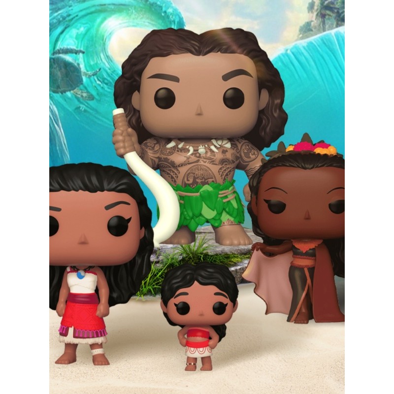 Funko Funko Disney POP Romance of the Ocean 2 Moana Maui รูปอินเทรนด์ ...