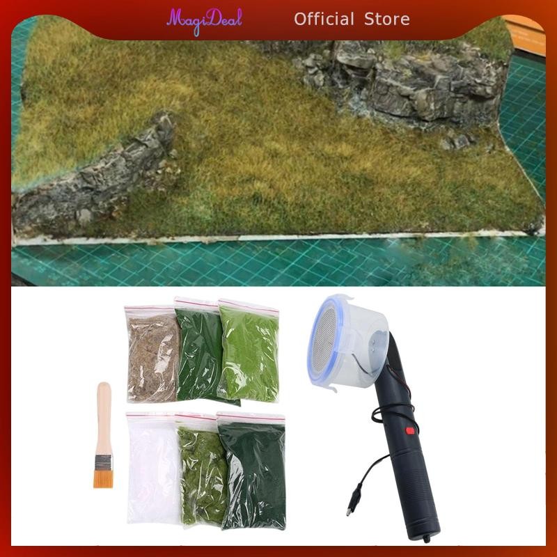 Magideal ไฟฟ้าสถิต Flocking เครื่อง Static หญ้า DIY Craft DIY โครงการ ...