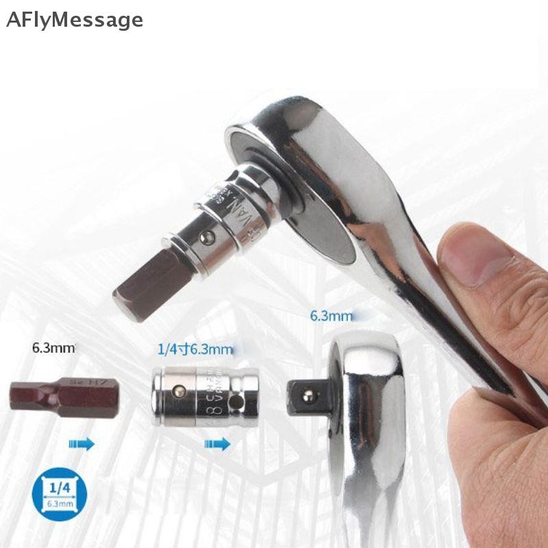 Afl 1/4 Square Drive ถึง 1/4 Hex Shank Impact Socket Impact Drive Quick ...