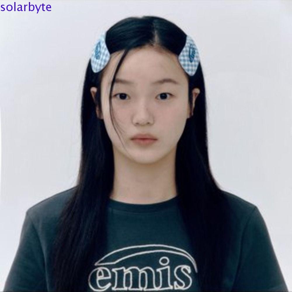 Solarbyte กิ๊บติดผม emis สไตล์เกาหลีเย็บปักถักร้อยสี Candy ด้านข้างคลิป, Creative แฟชั่นแบรนด์ ...