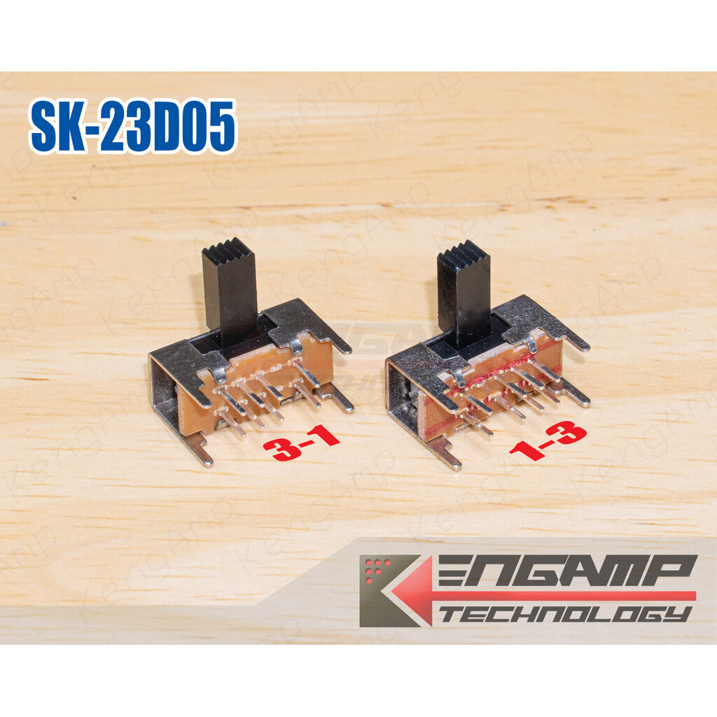 (10ตัว) [SW] SK-23D05 (2P3T) X=9mm เลือกรุ่นด้านใน | Shopee Thailand