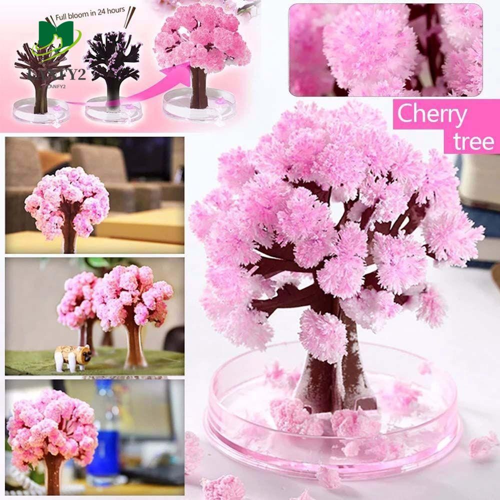 ALANFY Magically กระดาษนวนิยาย Magic Cherrytree กระดาษกระดาษต้นไม้ดอกของเล่นวิทยาศาสตร์ DIY ...