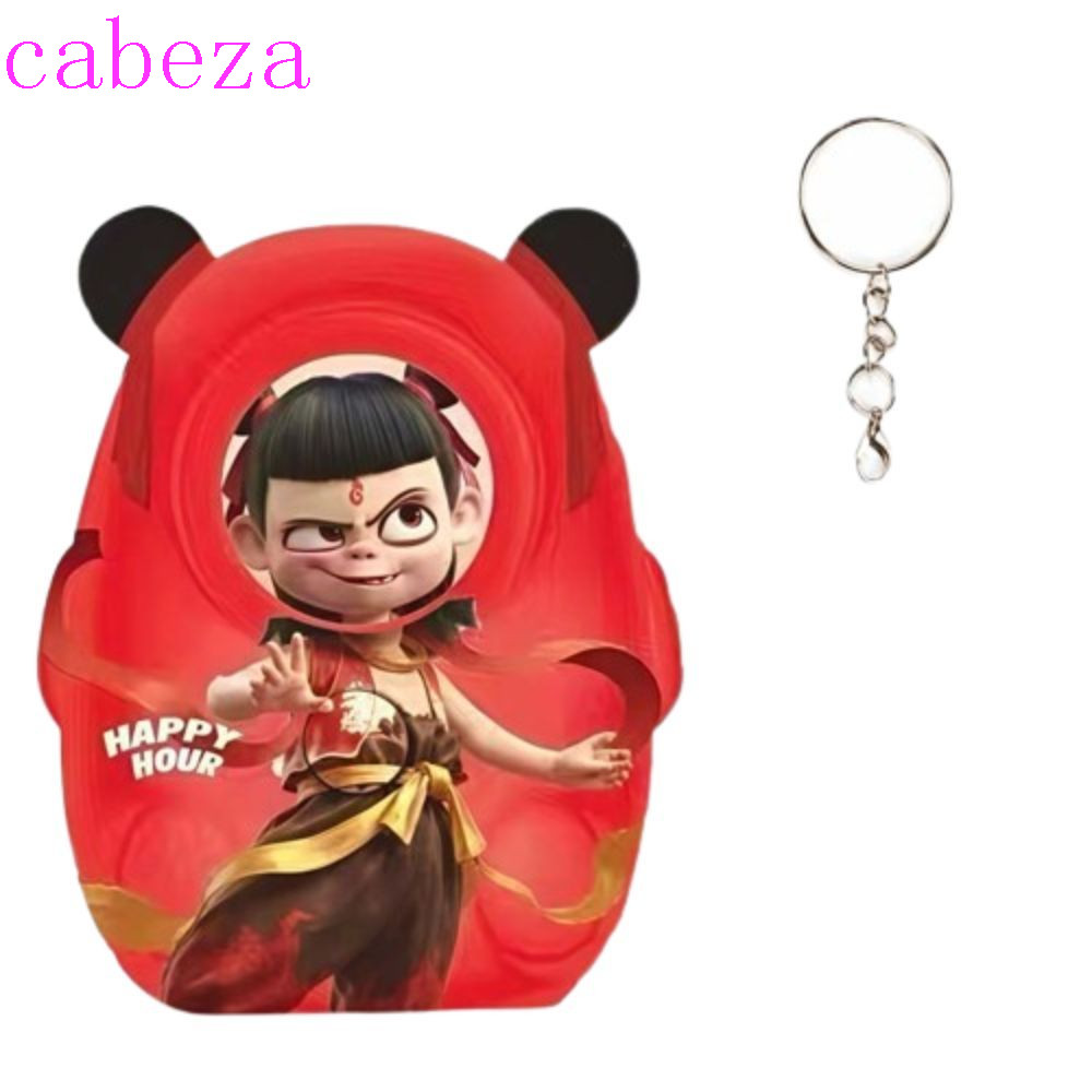 CABEZA NeZha2 ตุ๊กตาเปลี่ยนหน้า,พลาสติก 4 Facial NeZha Face แต่งหน้าของ ...