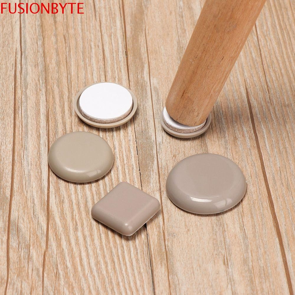 FUSIONBYTE เฟอร์นิเจอร์แผ่นเท้าอุปกรณ์เก้าอี้ Anti Noisy ฐานตาราง Self-Adhesive Anti Slip โซฟา ...