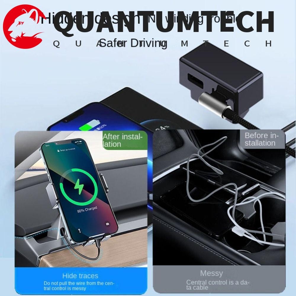 QUANTUMTECH OBD อะแดปเตอร์ชาร์จ, OBD Wall Adapter OBD ที่ชาร์จแบตในรถ, ชาร์จโทรศัพท์ Dual หัว ...