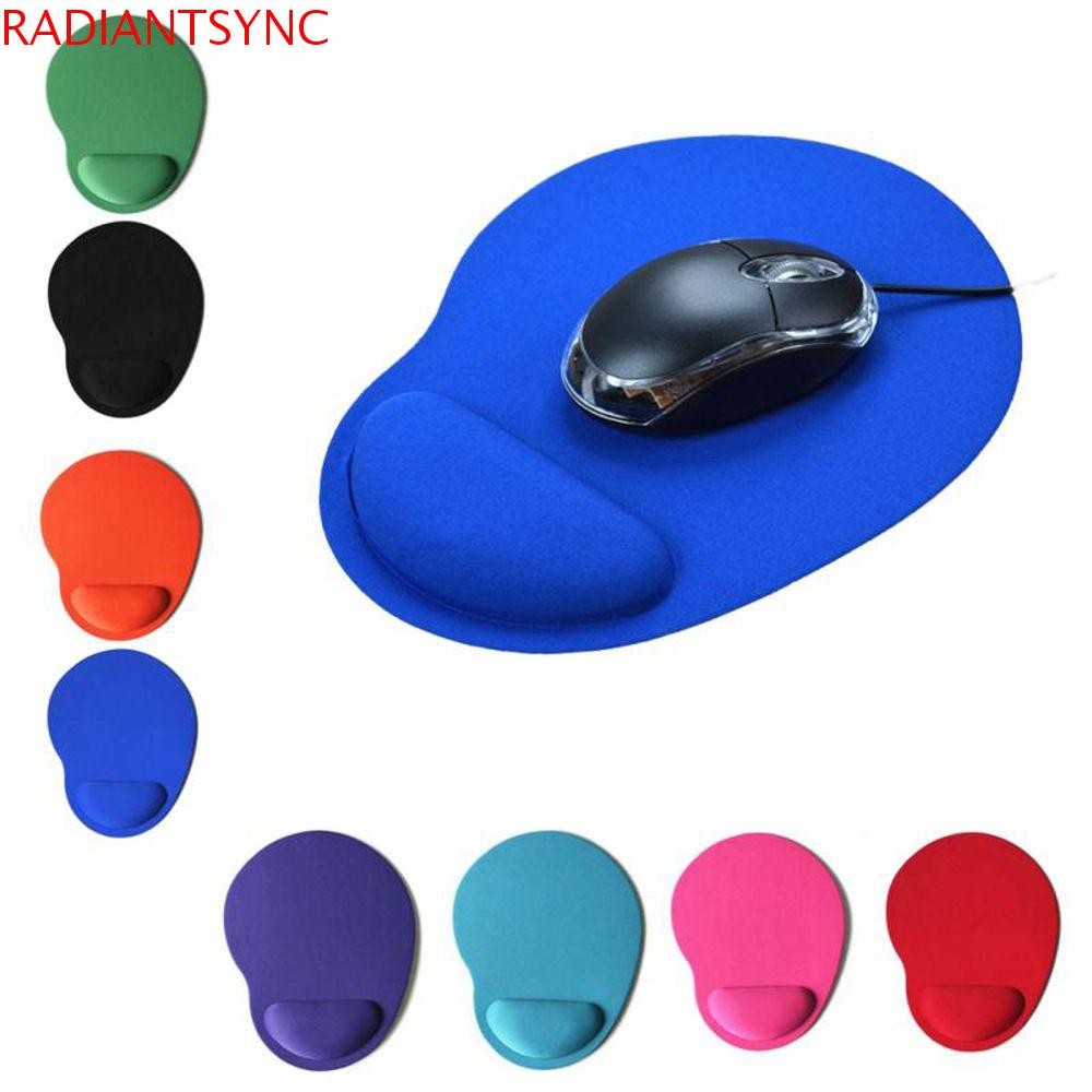 Radiantsync แผ่นรองเมาส์สีทึบ 1PC เจลพยุงข้อมือสบาย EVA แผ่นรองเมาส์กันลื่น | Shopee Thailand