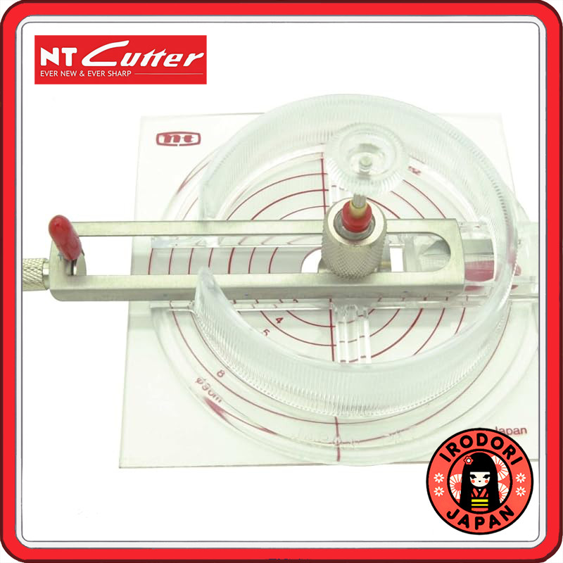 NT Cutter Circle Cutter with Replacement Blade - Clear and Eco Versions ...