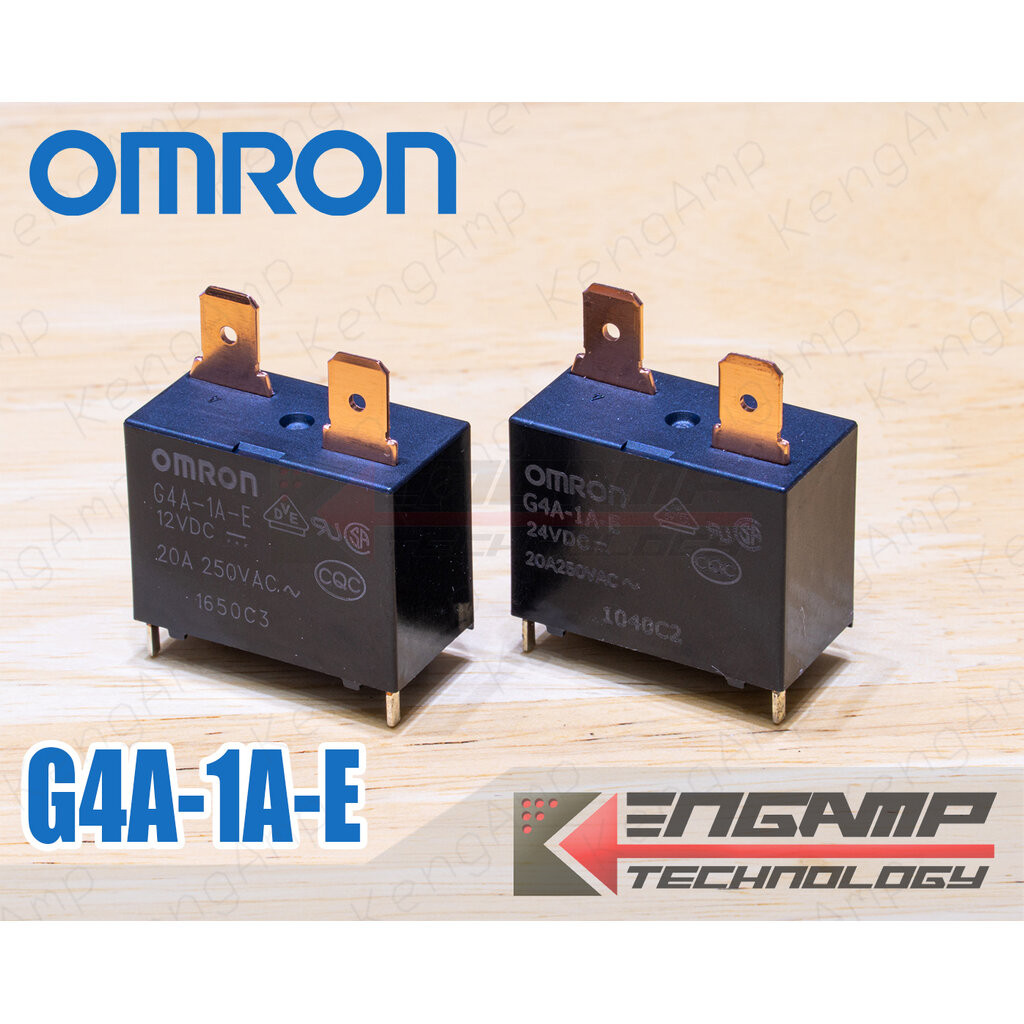 (มีตัวเลือก)[RLY] Omron Relay 12V หรือ 24V 20A(G4A-1A-E) | Shopee Thailand